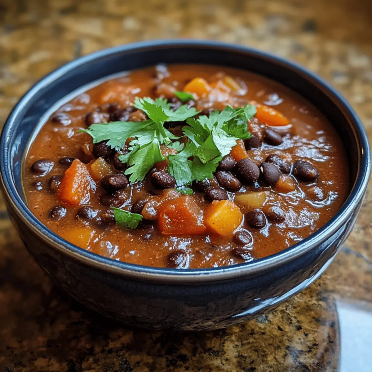 Easy Cuban Black Bean Stew Soup: Irresistible Comforting Creamy