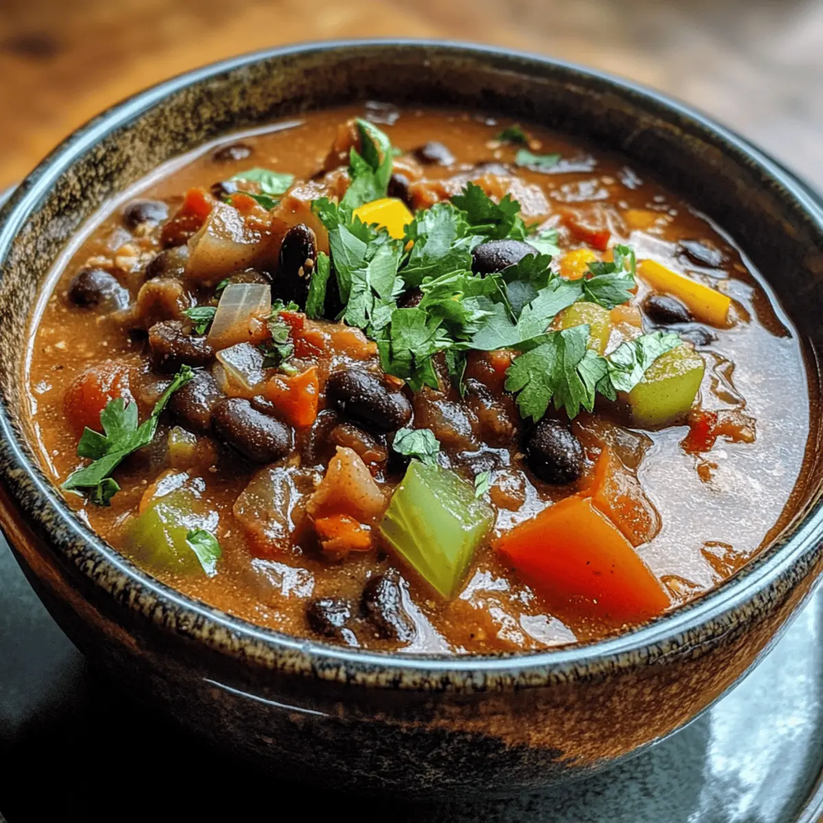 Easy Cuban Black Bean Stew Soup: Irresistible Comforting Creamy