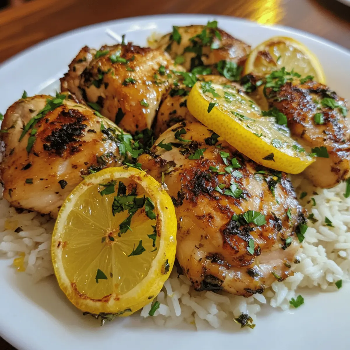 Easy Delicious Juicy Peruvian Lemon Chicken with Rice