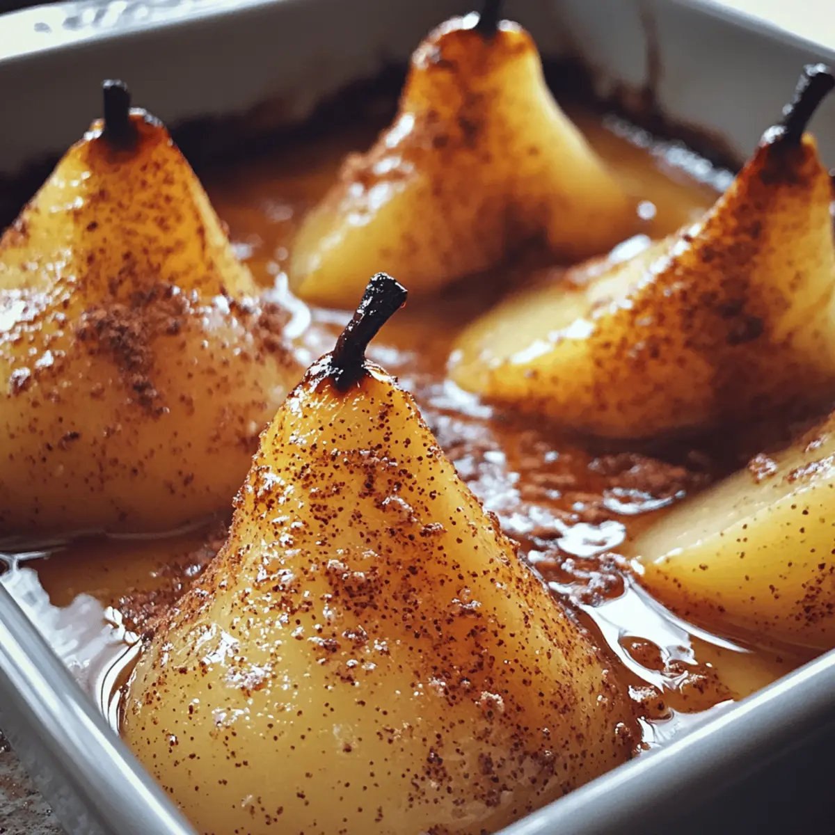 Easy Cinnamon-Spiced Baked Pears for a Cozy, Guilt-Free Treat