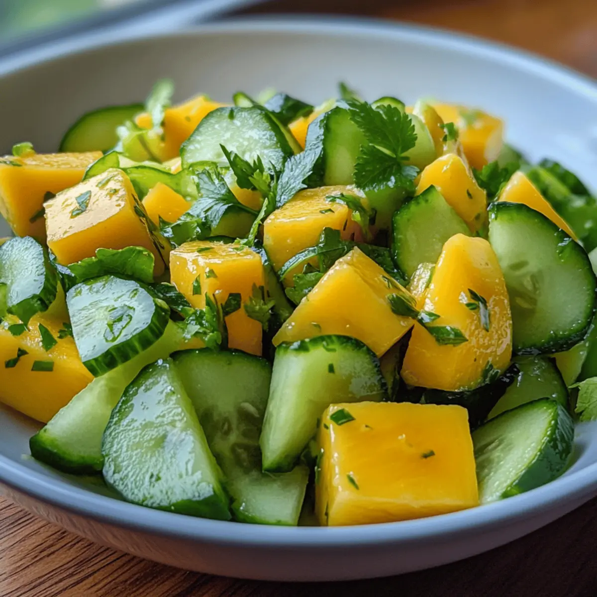 Ultimate Refreshing Cucumber Mango Salad with Lime Dressing