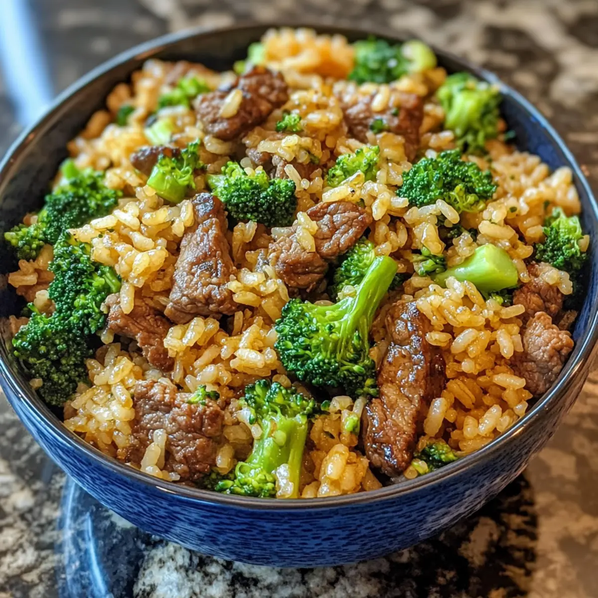 Irresistible One Pan Beef Broccoli Rice Recipe | Juicy Dinner