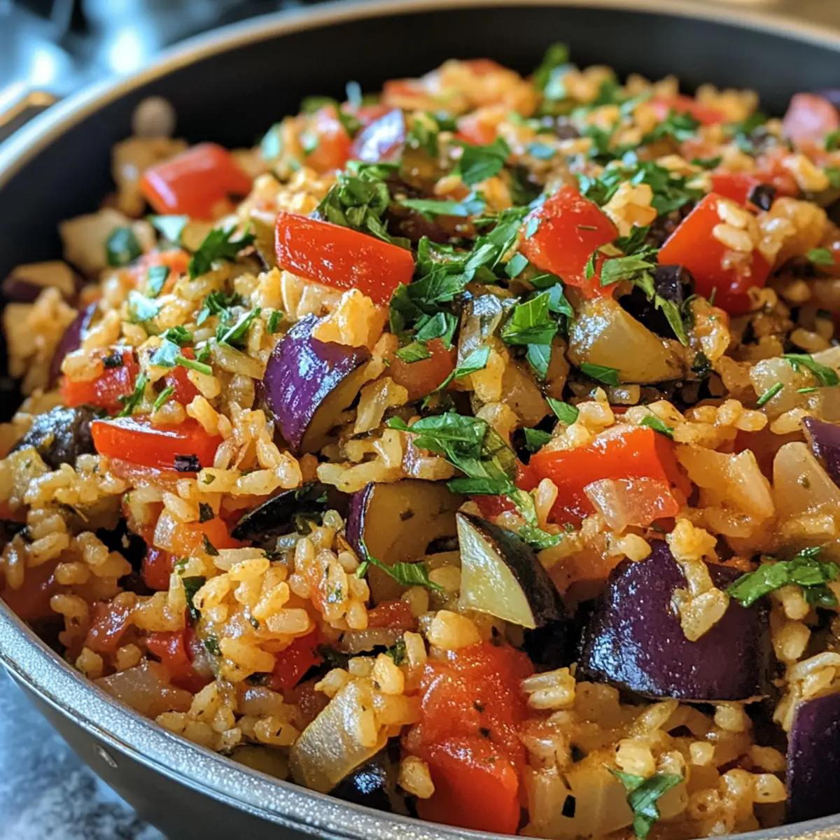Easy One-Pot Mediterranean Vegetable Pilaf: Vibrant & Delicious