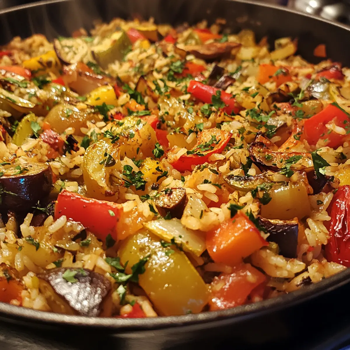 Easy One-Pot Mediterranean Vegetable Pilaf: Vibrant & Delicious