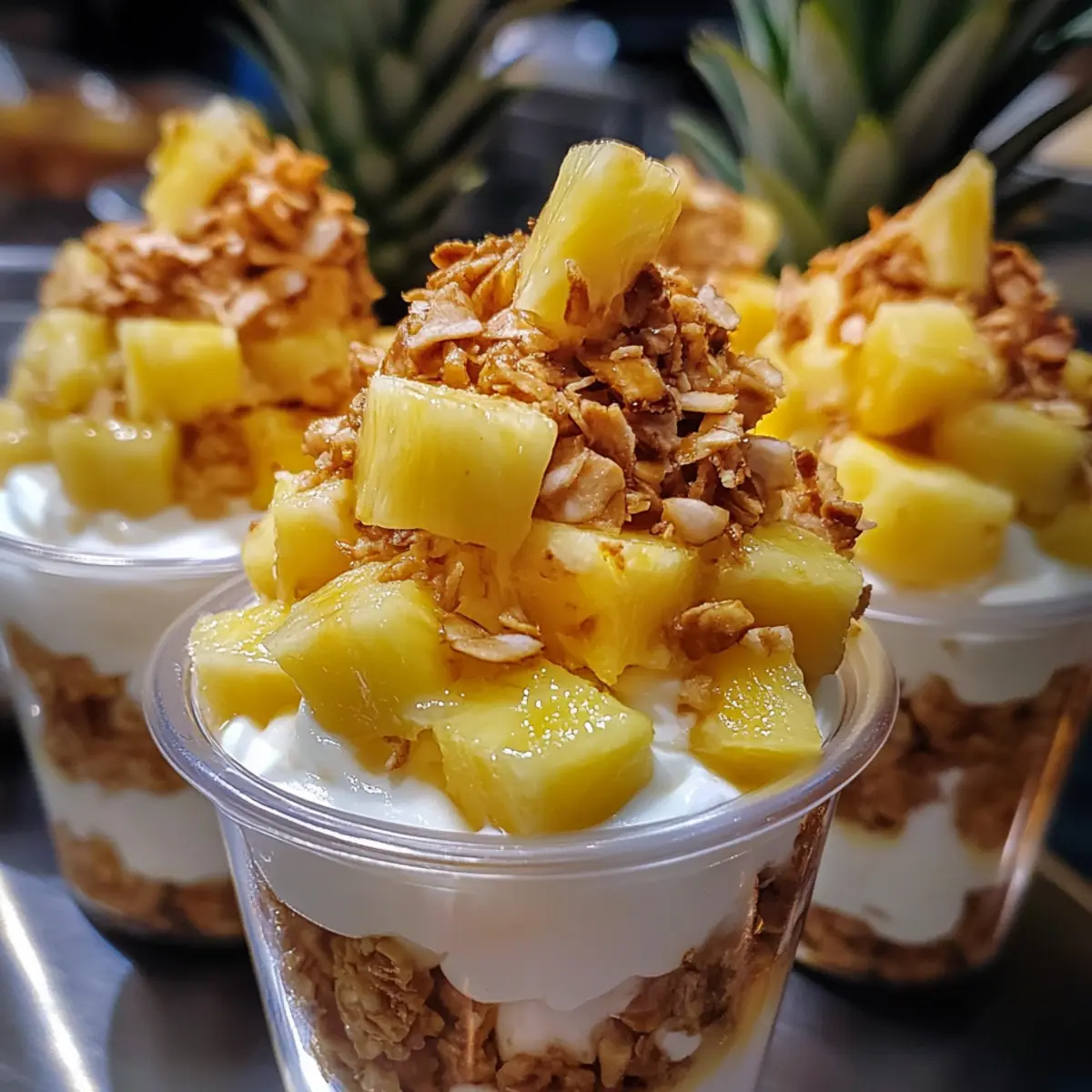 Easy Pineapple Yogurt Snack Cups: Irresistible Delicious Treat